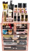 China Spacious Design Custom Acrylic Display Case Makeup And Jewelry Storage for sale