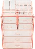 China Spacious Design Custom Acrylic Display Case Makeup And Jewelry Storage for sale