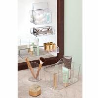China Stackable PMMA Acrylic Display Box Makeup Brush Holder Cup Bathroom Accessories for sale