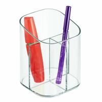 China Stackable PMMA Acrylic Display Box Makeup Brush Holder Cup Bathroom Accessories for sale