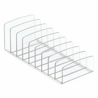 China BPA Free Acrylic Makeup Palette Holder Plastic Divided Easy Clean for sale