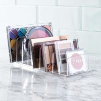 China BPA Free Acrylic Makeup Palette Holder Plastic Divided Easy Clean for sale