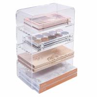 China Nested Acrylic Display Box Clear Plastic Dressers Crafts And Plush Toy Storage for sale