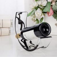 China Ribbon Decorative Acrylic Bottle Holder for sale