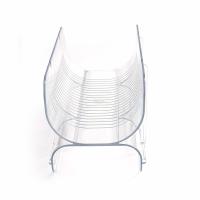 China Double Wine Acrylic Bottle Rack Table Top Clear Lucite Display for sale