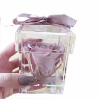China PMMA Acrylic Storage Box , Multipurpose Acrylic Boxes For Flowers for sale
