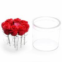 China Multifunctional Acrylic Flower Pot Non Toxic Plants Display 6.29X6.29X4.52Inch for sale