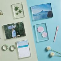 China Tabletop Acrylic Photo Display , Double Sided Plastic Picture Frames 5x7 for sale