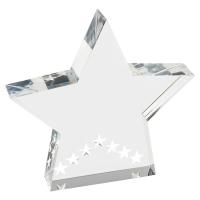 China Laser Cutting Jade Green Glass Diamond Trophy Multi Shaped For Festival for sale
