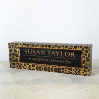China Personalized Acrylic Desk Name Plate No Breakage With Engraving Logo for sale