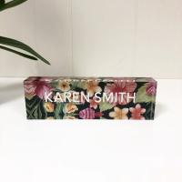 China Desk Decor Acrylic Name Plate For Office With Premium 3D Look for sale