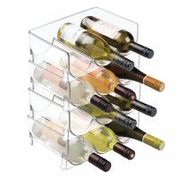 China High Weatherability Acrylic Display Frame Organizer Clear Acrylic Wine Rack for sale