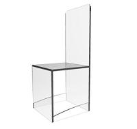 China Acrylic Plexiglass Lucite Z Chair High Light Transparency for sale