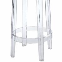 China ROHS Modern Clear Acrylic Counter Stool Chairs Fully Assembled For Backyard for sale