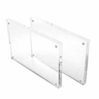 China 10MM Thickness Acrylic Photo Display Frame , 5x7 Acrylic Wall Mount Frames for sale