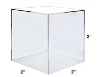 China Sculpture Storage Clear Acrylic Cube Display Box for sale