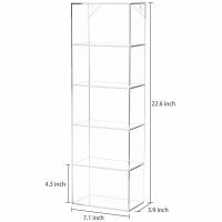 China 22Inch Clear Acrylic Sunglasses Holder , 5 Slot Acrylic Sunglass Wall Display for sale