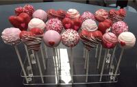 China 24PCS Transparent Acrylic Candy Display Lollipop Stand Holder for sale
