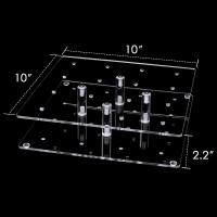 China Clear Acrylic Lollipop Stand Anniversaries Halloween Candy Decorative for sale