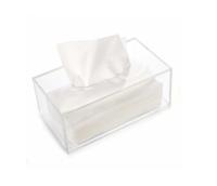 China Top Opening Clear Acrylic Tissue Dispenser With High Flatness for sale