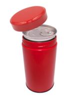 China Multicolor Food Grade Metal Coffee Can Tea And Sugar Canisters for sale