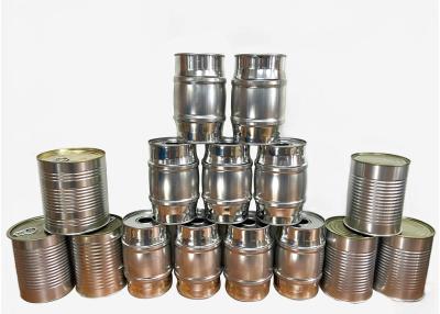 China Custom Packing Milk Powder Can Oil Tin Can Food Can With Plastic Cap 0.25mm Thickness for sale