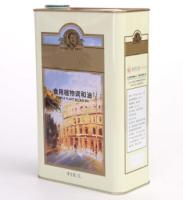 China New Custom Printing 500ml 1 Liter Square Engine Tin Oil Can Packaging Container Metal Airtight Cooking Olive Oil Tin Cans for sale