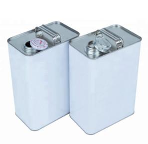 China Toyota Press Cap 1L-20L Engine Oil Tin Can Durable Fuel Container for sale