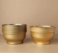 China OEM Tinplate Food Tin Can Disposable Metal Bowl  For Camping for sale