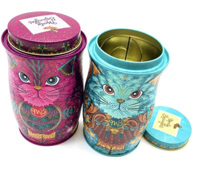 China 12000pcs Round Gift Tin Cans With 4 Color Print ODM for sale