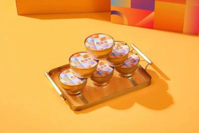 China 800g Round Metal Bowl Coated With Food Oil Customed Printing for sale