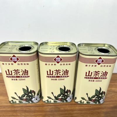 China Custom Printed Tin Olive Oil Cans In Cylindrical Shape Customized Color Finish Polished Surface for sale