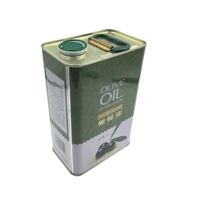 China Custom Printed Tin Can / Olive Oil Tin 0.23mm Various Sizes and Capacities for sale