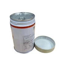China Easy Open Customed Logo Food Tin Can with Metal Tinplate and Food Oil Coating for sale