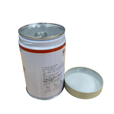 China Easy Open Customed Logo Food Tin Can with Metal Tinplate and Food Oil Coating for sale