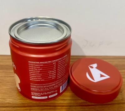 China Versatile Metal Tinplate Food Cans With Custom Printing Easy Open Lids And Sealing Machine for sale