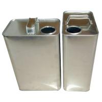 China 1-20L Polished Cylindrical Olive Oil Storage Tin Cans For Industrial Applications for sale