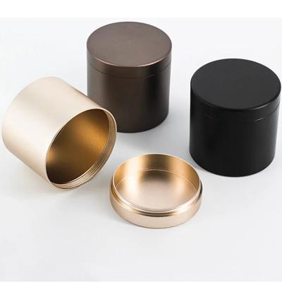China Customed Logo Printing Metal Tinplate Can Pet Canned Package Can Body + Lid for sale