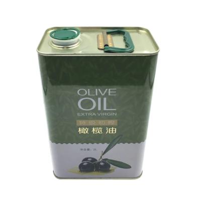 China Oil Can For Food Packaging Industry Custom Size Empty Tin Plate Food Grade Oil Tin for sale