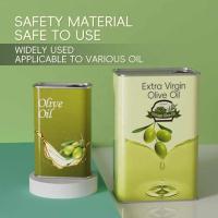 China Leak Proof Storage Olive Oil Tin / Tin Can Customed Color Metal Can With 1-20L Capacity for sale
