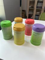 China Oem Empty Nutrition Supplement Powder Tin Jar Packaging And For Dry Flower Vitamin Supplement Powder Bottle Storage for sale