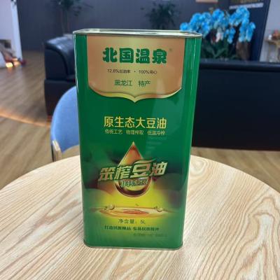 China 1L-5L Metal Liquid Packaging Containers Canned Food Oil Containers With Customized Printing for sale