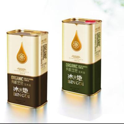 China 1L-5L Olive Oil Tin Can Food Grade Tinplate Packaging for sale