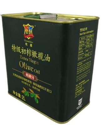 China Wholesale 1.2L/2.5L/3L Food Grade Olive Oil Tin Can with 0.21-0.35mm Thickness and 5000pcs MOQ for sale