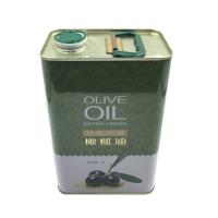 China Waterproof 2L Rectangular Olive Oil Tin Can for Food Grade Oil Packaging for sale