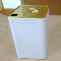 China 18L-22L Large Square Paint Bucket with 0.32mm-0.43mm Thickness and 3000pcs MOQ for Chemical Applications for sale