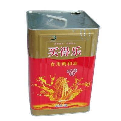 China Food Grade Olive Oil Tin Can with CMYK 4 Color Printing and Plastic Lids Custom Size Low MOQ for sale