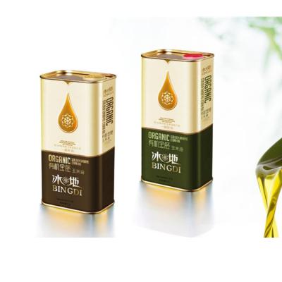 China Custom 5L Square Rectangular Olive Oil Tin Can with 0.23mm Thickness and 25-30 Days Delivery for sale