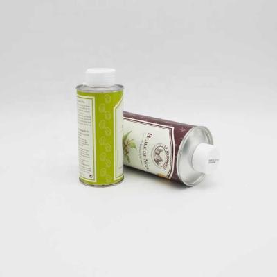 China Empty Round or square Tin Can Olive Oil Metal Tins Cans Metal Cooking Oil Tin Cans for sale
