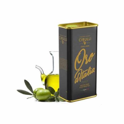 China Food Grade Round Extra Virgin Oil Tin Can Cooking Oil Packaging Tin for sale